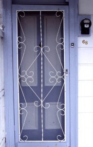Photographs of Australian flywire screen doors (c.1978-80) [3/M ...
